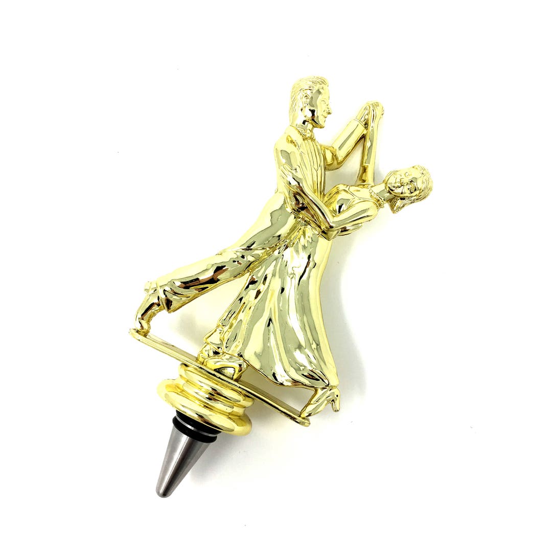 Ballroom Dance Trophy Wine Stopper With Stainless Steel Base - Etsy