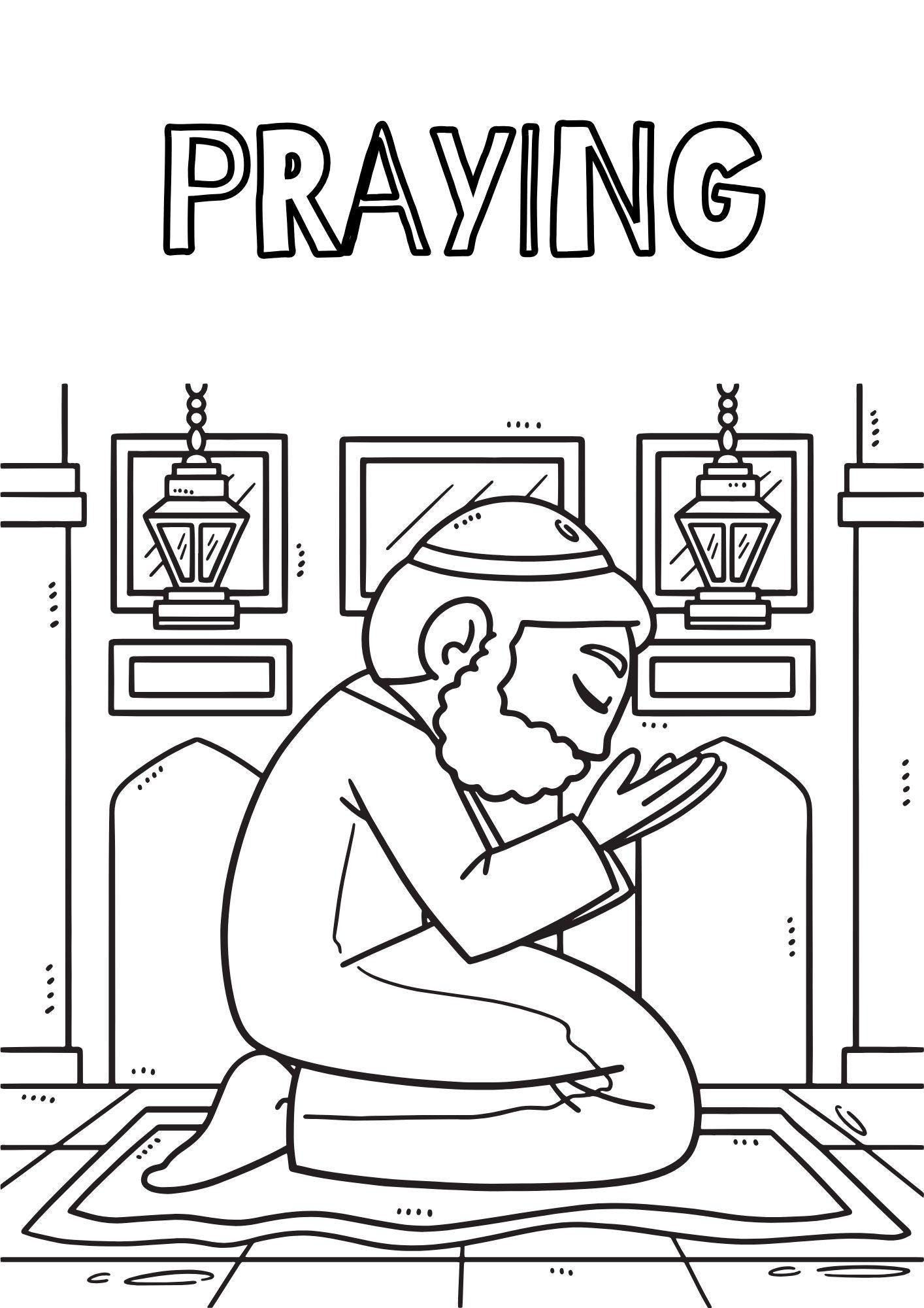 Islamic Kid's Coloring Book - Etsy