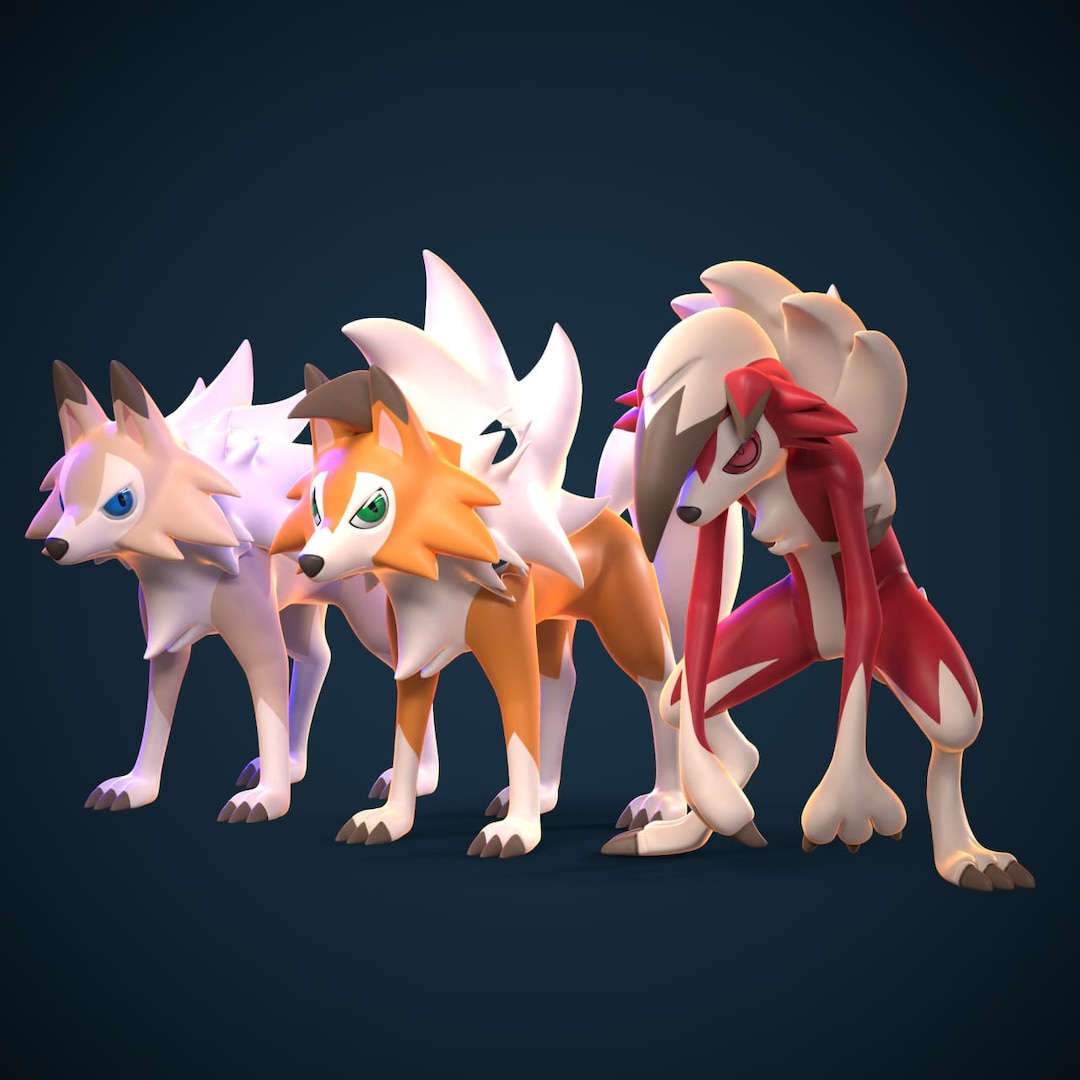 Rockruff Evolutions - Etsy