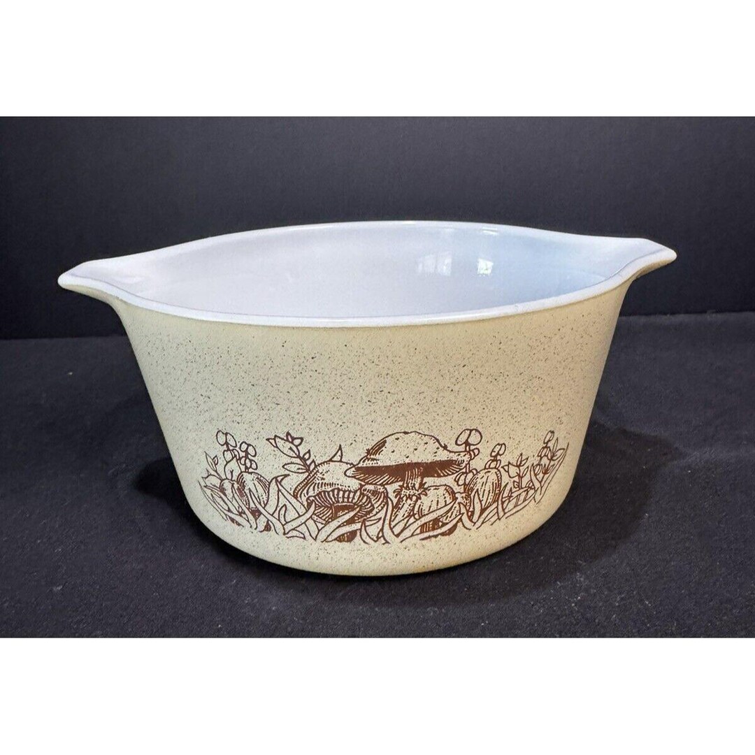 Vintage PYREX 473-B FOREST FANCIES Mushroom Bowl 1 Liter - Etsy