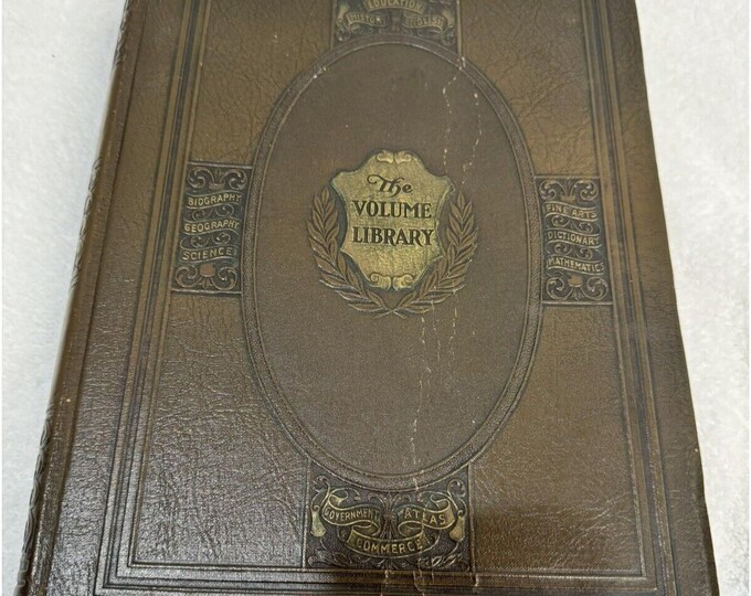The Volume Library Teachers Reference Book Antique 1938 - Etsy