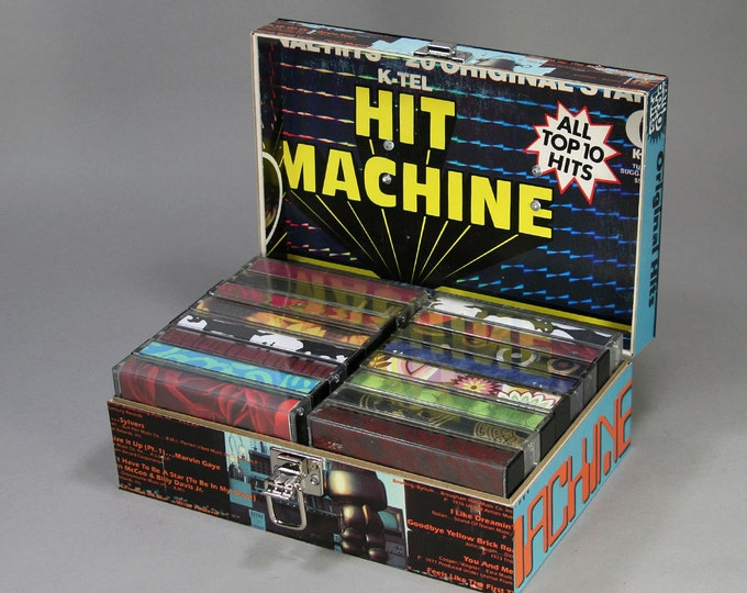Cassette Tape Case K-tel Hit Machine Music Machine Handmade From ...