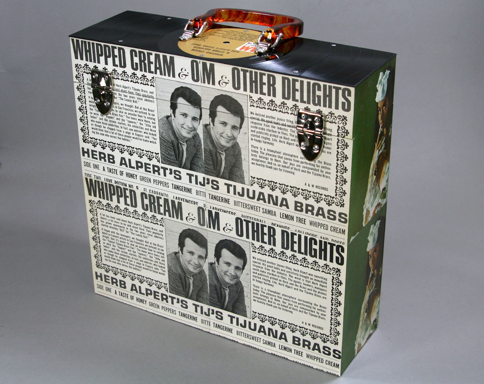 Handmade LP Record Case 12-inch Box Whipped Cream & Other - Etsy