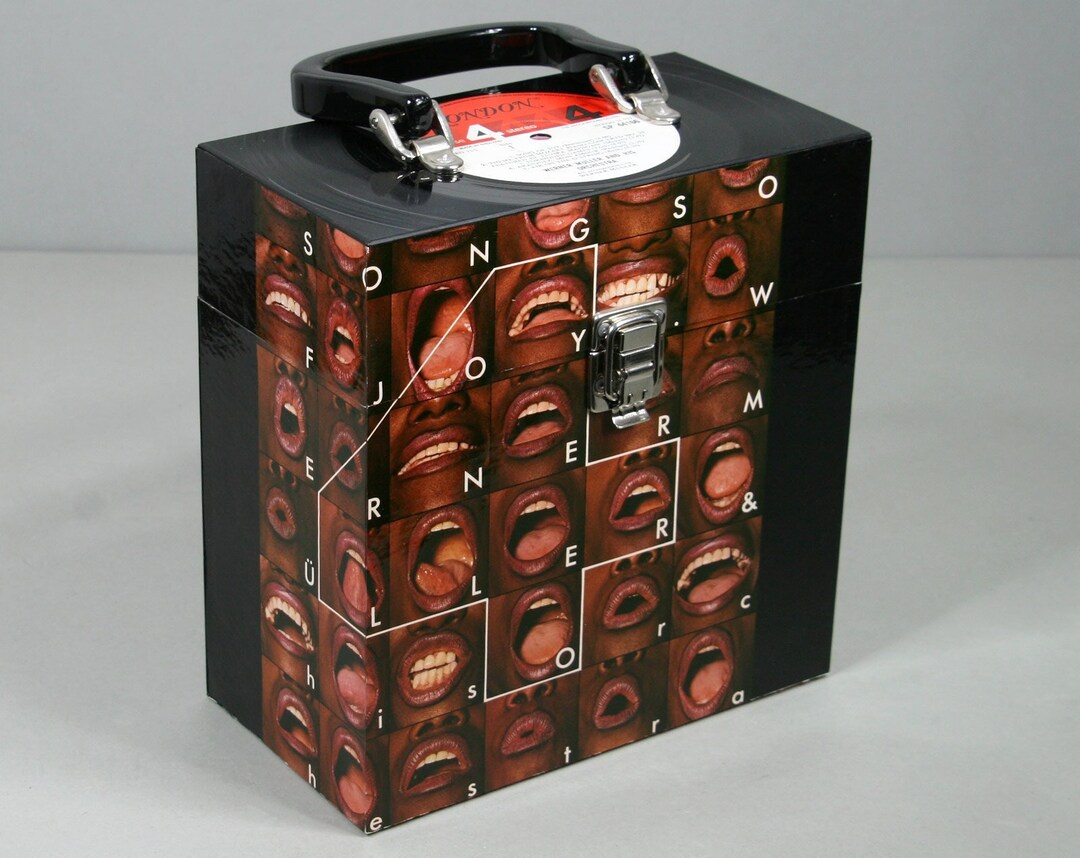 7-inch Vinyl 45 Record Case Handmade From Recycled Records Songs of Joy ...