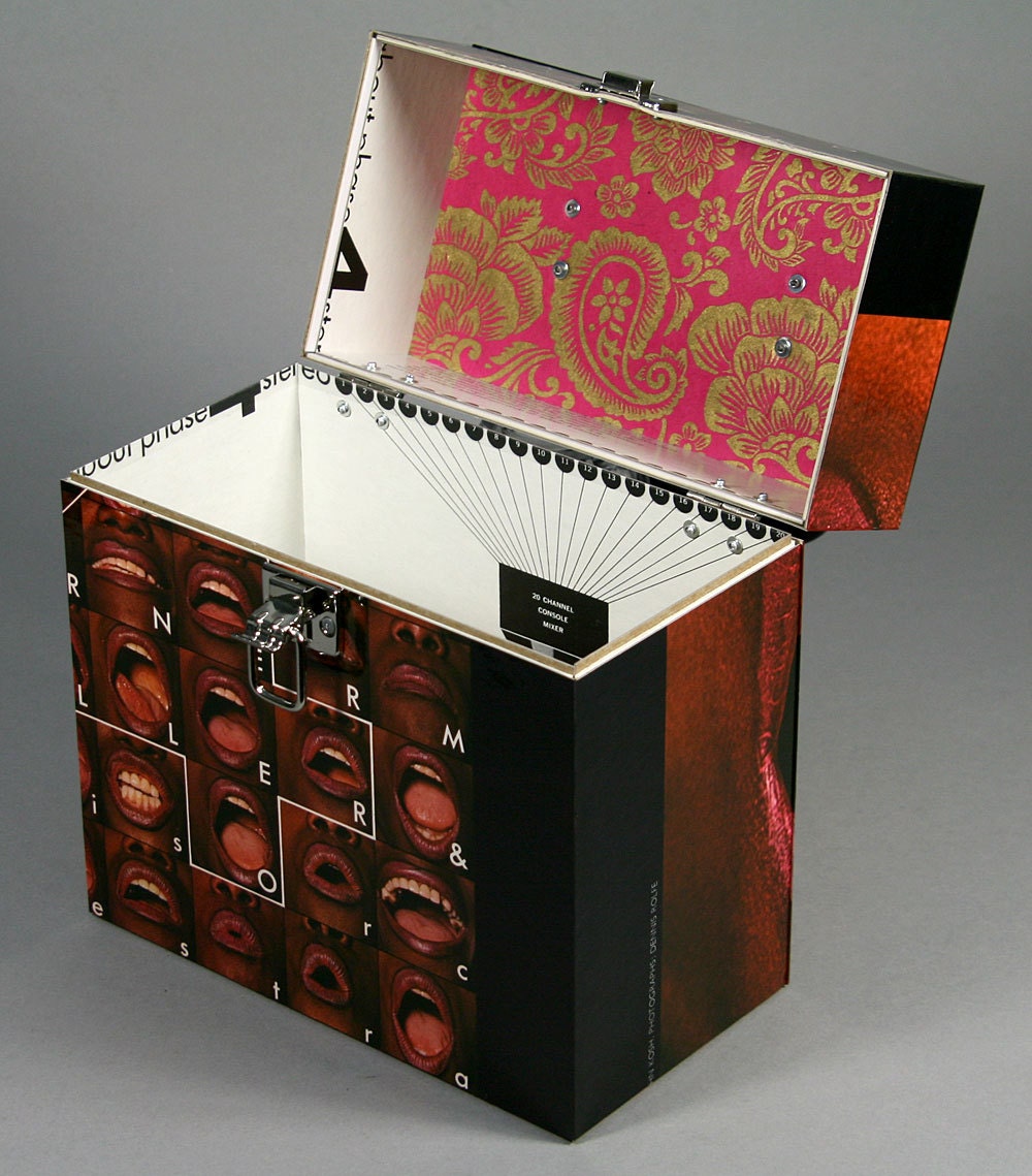 7-inch Vinyl 45 Record Case Handmade From Recycled Records - Etsy