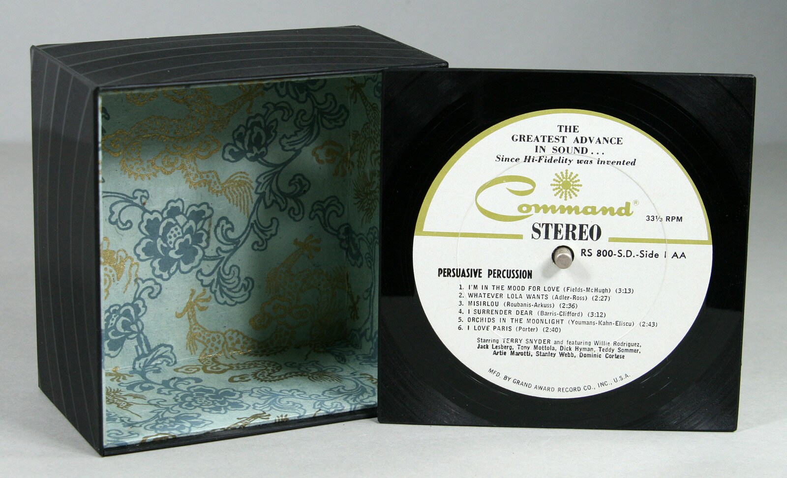 Groovy Little Box With a Lid Handmade From Recycled Vinyl Record ...