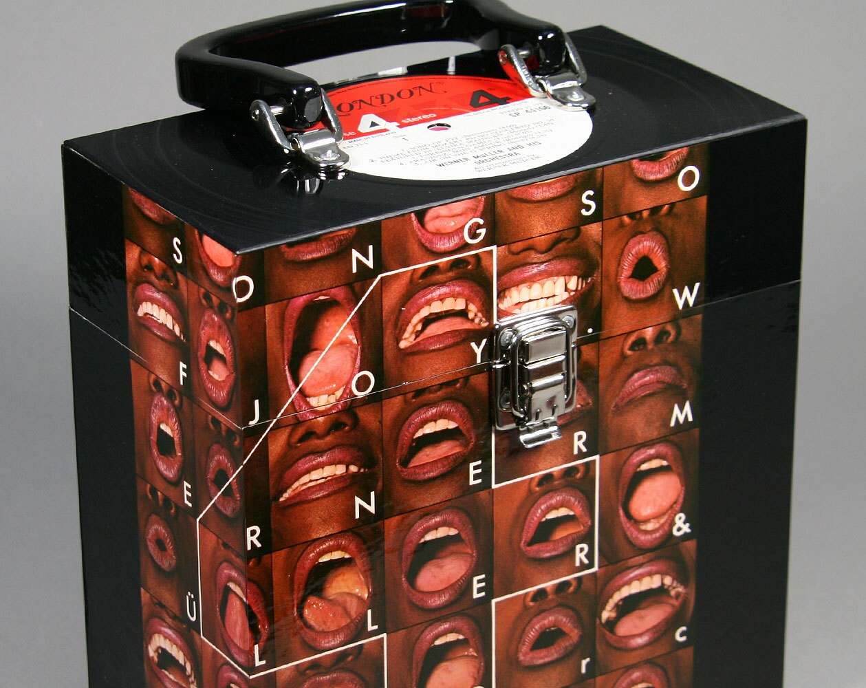 7-inch Vinyl 45 Record Case Handmade From Recycled Records Songs of Joy ...