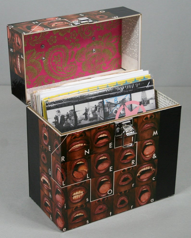 7-inch Vinyl 45 Record Case Handmade From Recycled Records | Etsy