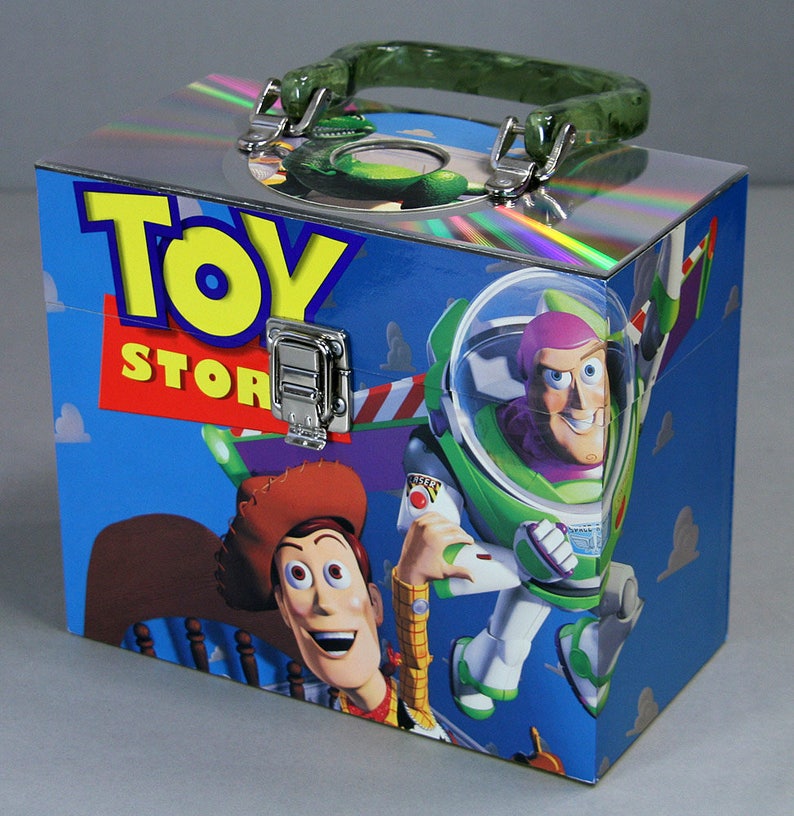 Recycled Laser Disc DVD Storage Carry Case Toy Story - Etsy