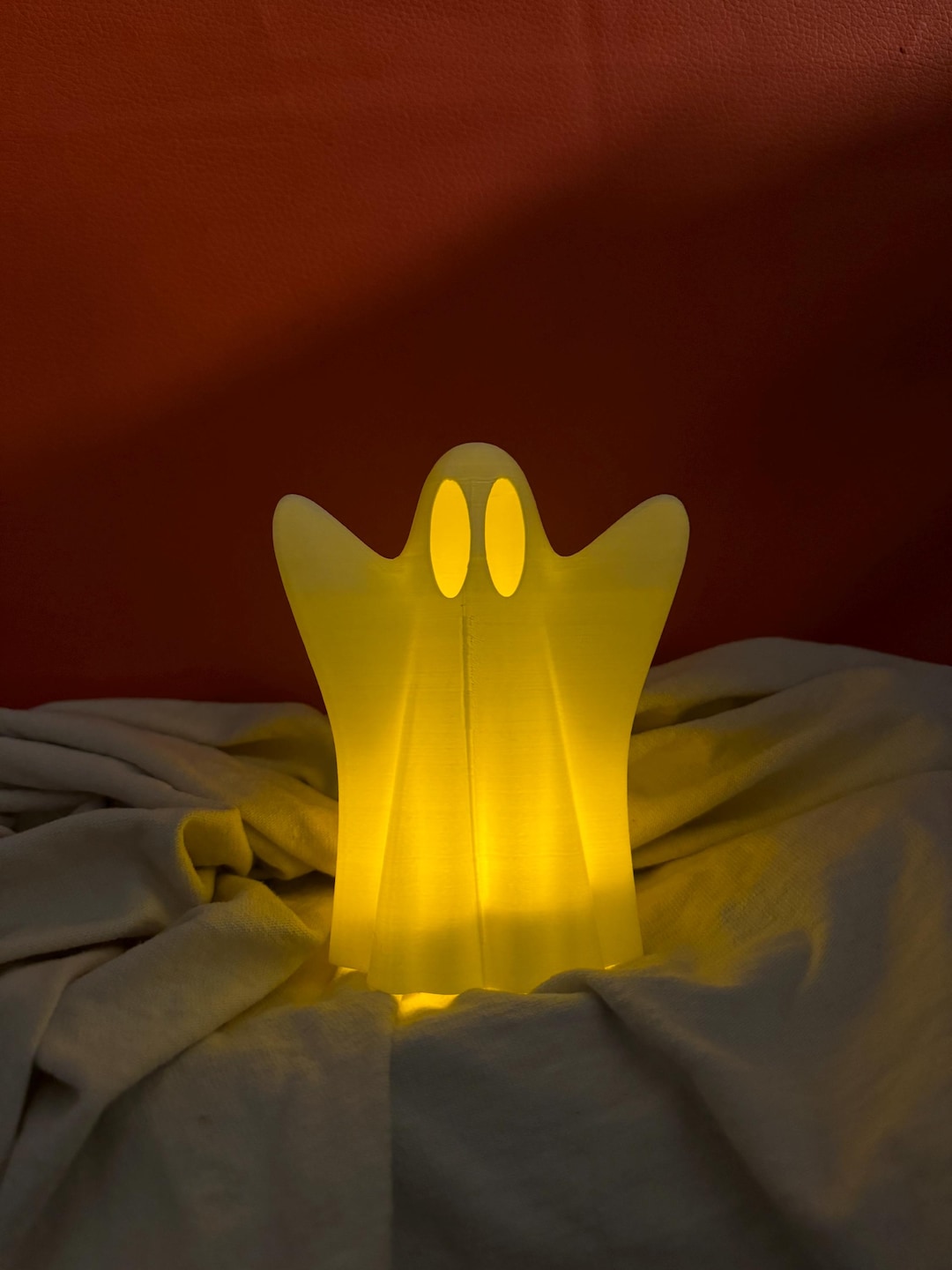 Halloween Ghost Lantern- 3D Printed in White or Clear With Tea Light - Etsy