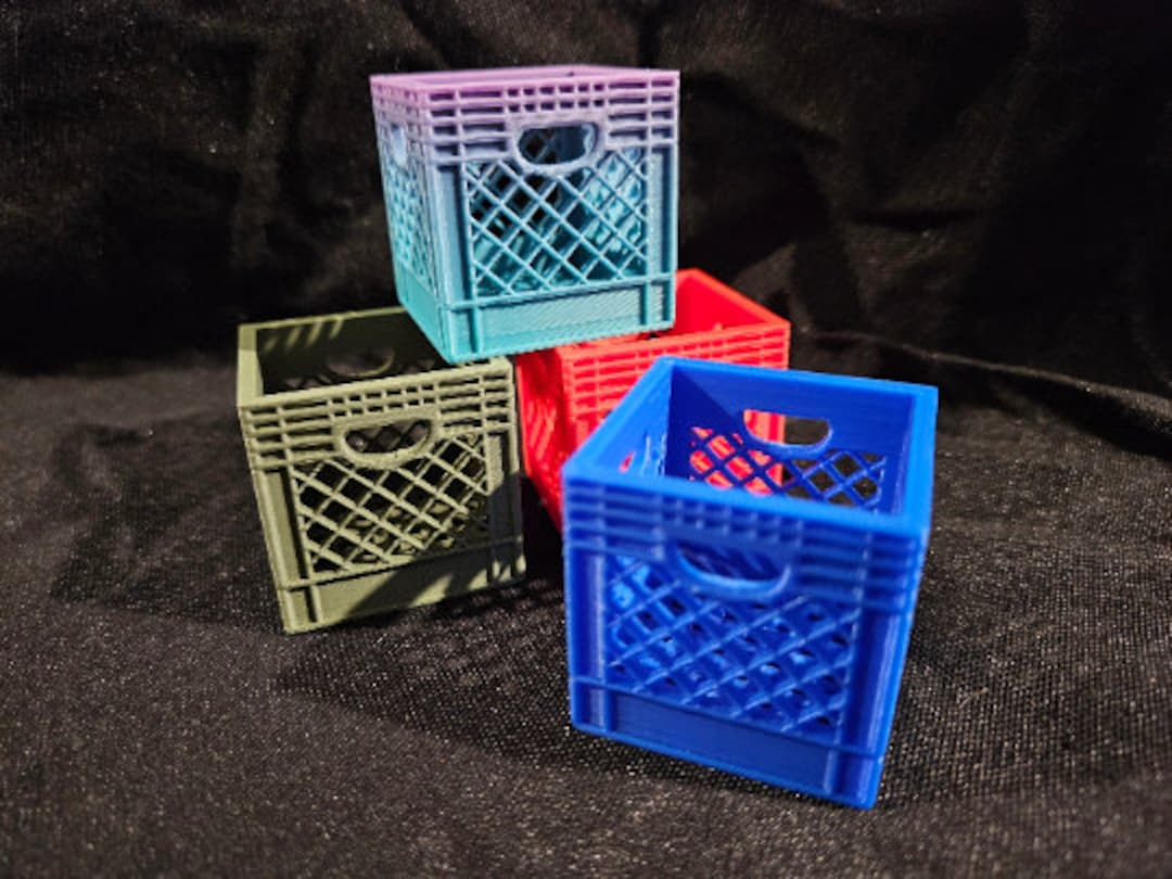 Mini Milk Crate - Etsy