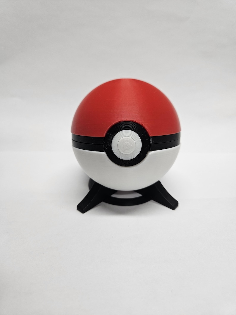 Poke Ball Opens and is Functional as a Container, Comes With Display ...