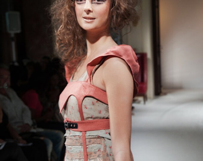 Pink Dress Accessory Puffed Sleeves Pink Body Harness With - Etsy