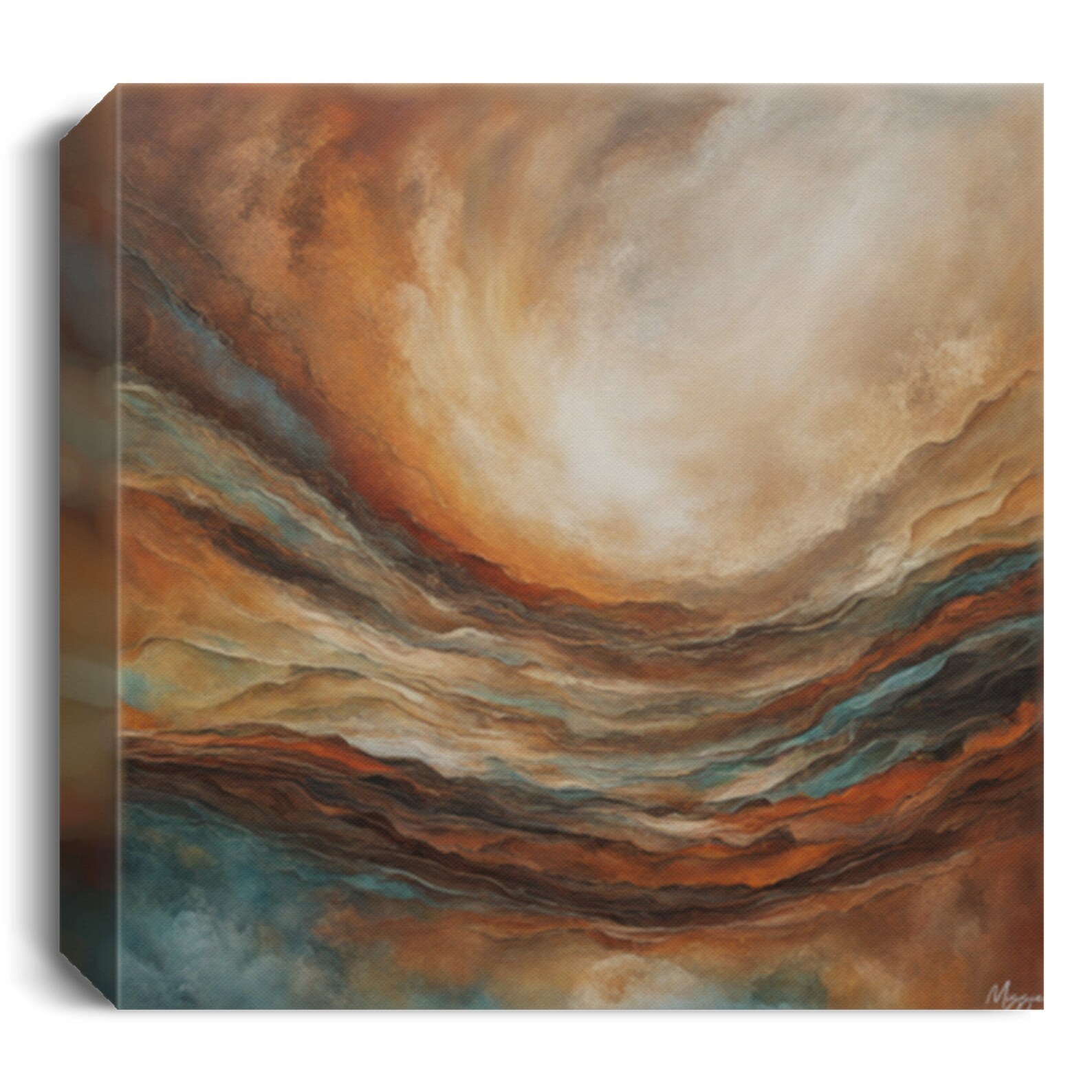 Vibrant Nature | Square Canvas Print | Abstract Artwork | Corporate Art ...