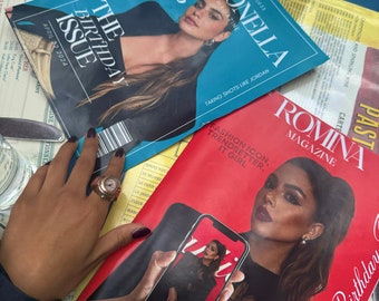 Magazine Template Birthday Personalized Magazine Canva Template Gift ...