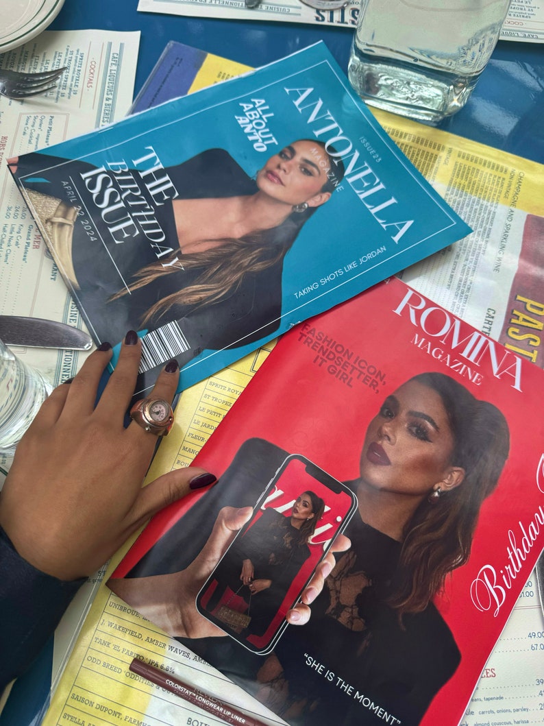 Customizable Birthday Magazine Template Best Friend Gift Idea - Etsy