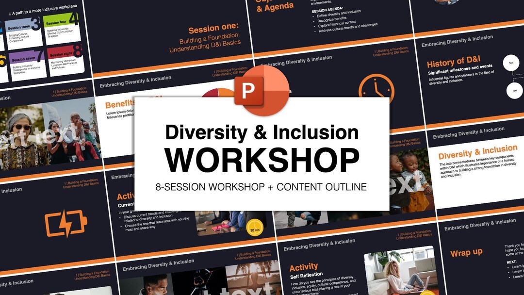Diversity & Inclusion Workshop/presentation Template + Content Outline ...