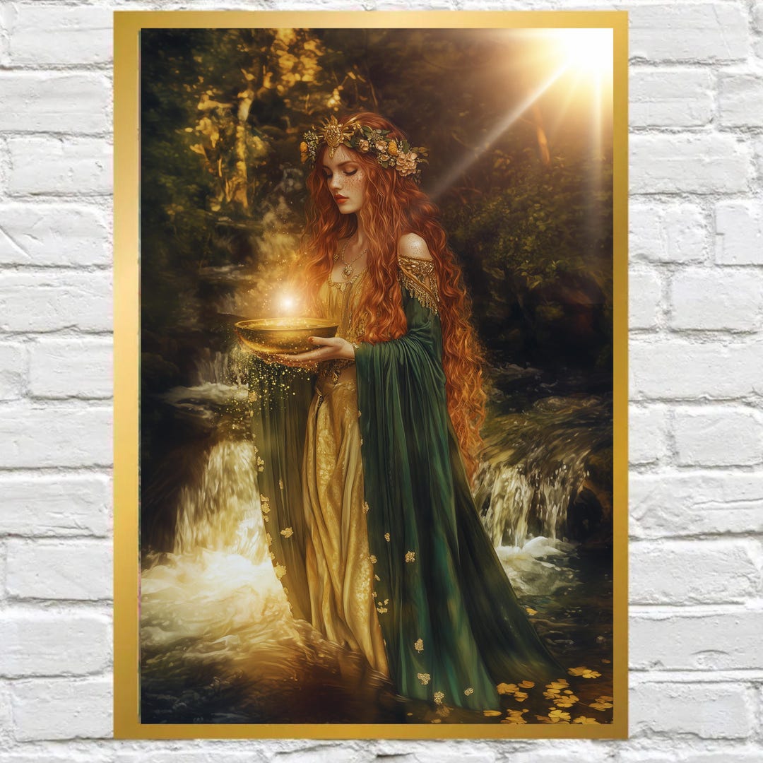 Danu Celtic Goddess of Earth & Fertility, Home Decor, Celtic Mythology ...