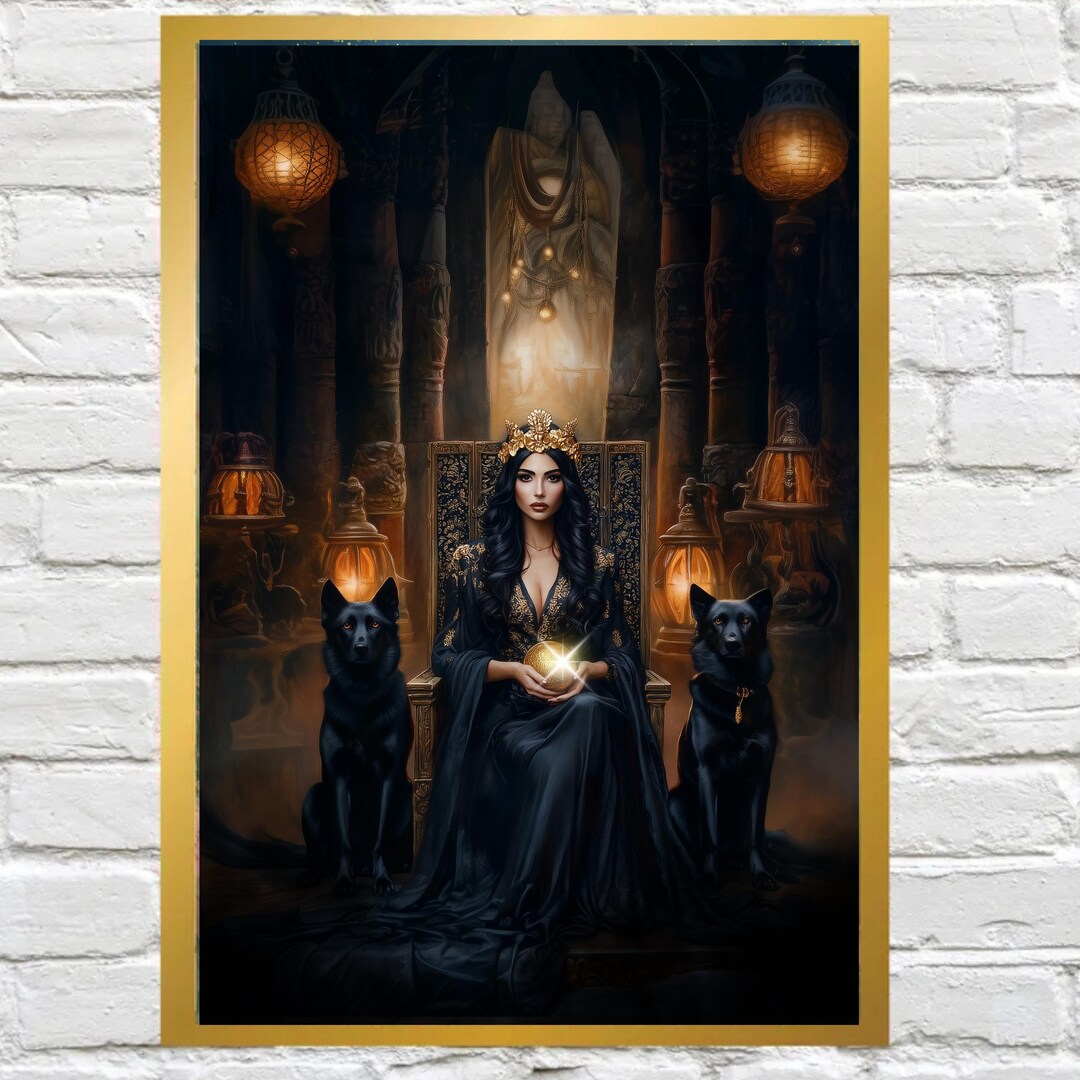 Hecate Goddess Digital Art Print, Goddess Witch, Divine Feminine ...