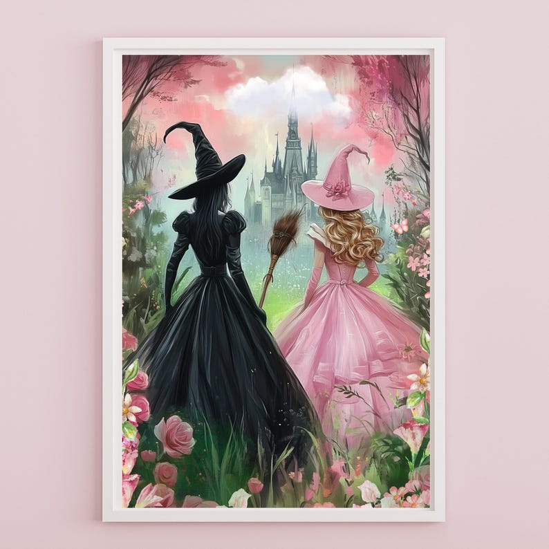 Wicked Poster, Wicked Print, Wicked Art, Wicked Wall Art, Wicked Witch ...