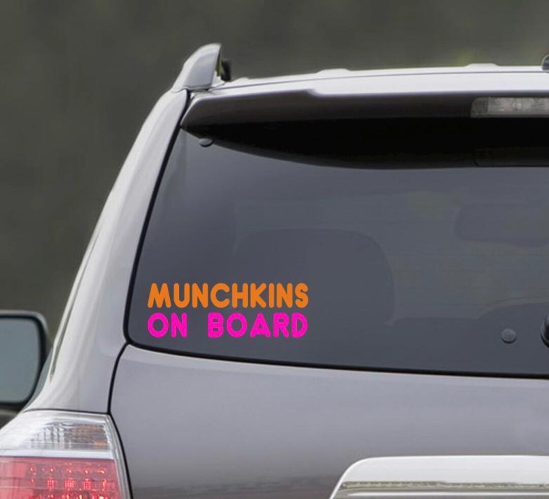 Munchkins on Board Vinyl Decal - Etsy