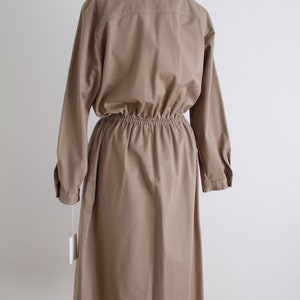 Tan Cotton Shirtdress | Button Down Dress | Collared Shirt Dress - Etsy