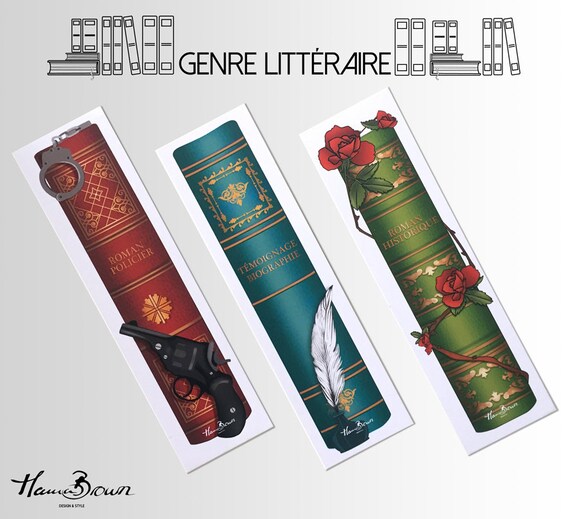 Literary Genre Bookmarks Literary Genres Poster Set (teacher Made)