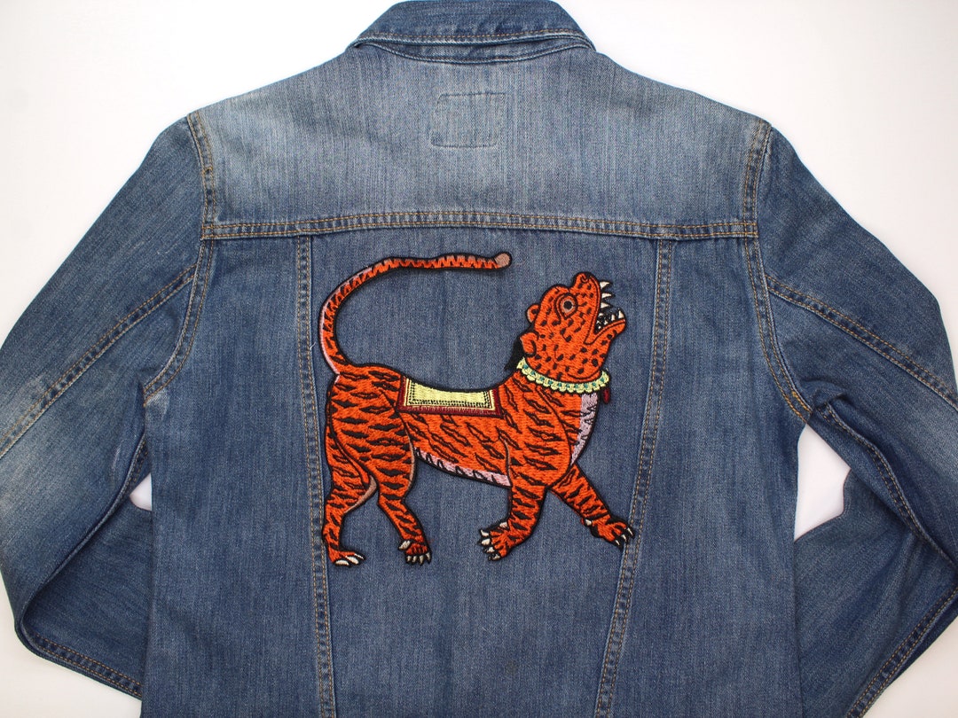 Super Large Asian Tiger Patch, Sew on Iron on Patch, Tiger Patches - Etsy