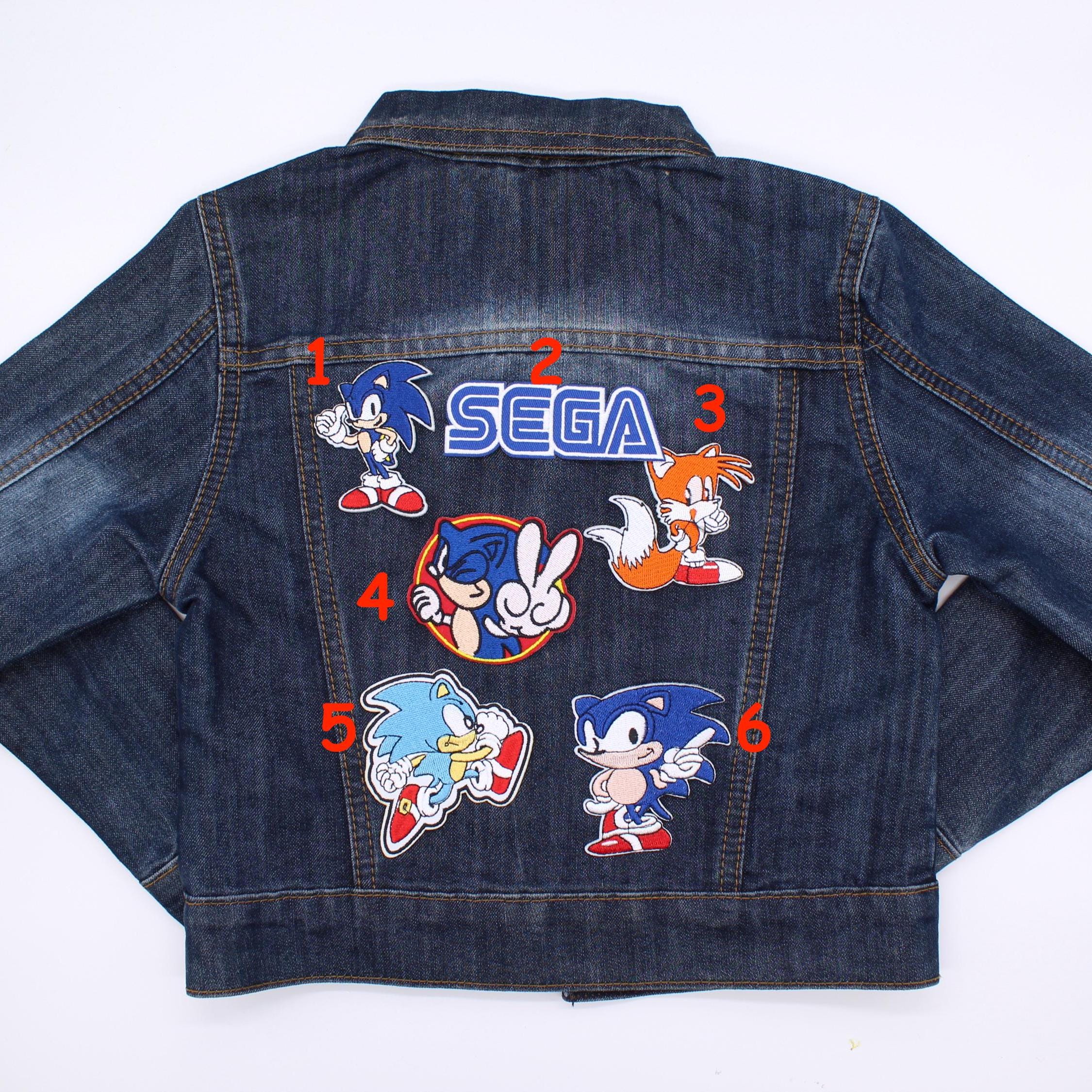 Sonic Hedgehog Tails Fox Knuckles Eggman Patch Badge Iron on Sew on ...