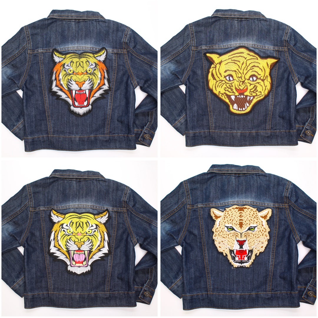 Tiger Patch Sew on Iron on Tiger Patch, Tiger Patches for Kids Denim ...
