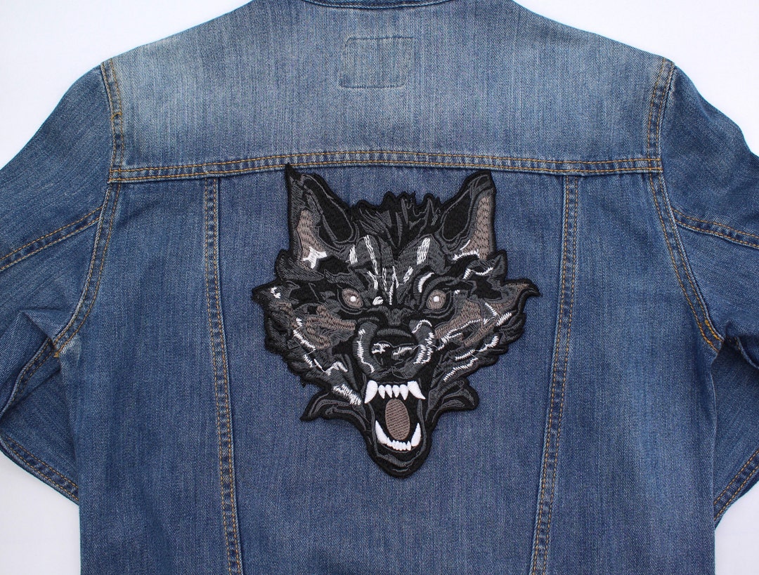 Wolf Sew on Iron on Patch, Wolf Patches - Etsy