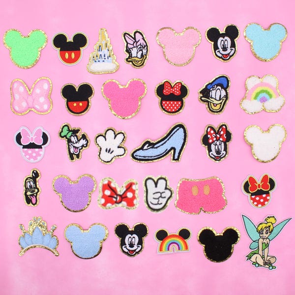 Mickey Minnie Patches Etsy