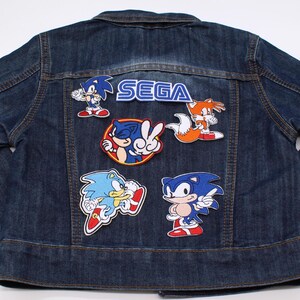 Sonic Hedgehog Tails Fox Knuckles Eggman Patch Badge Iron on Sew on ...