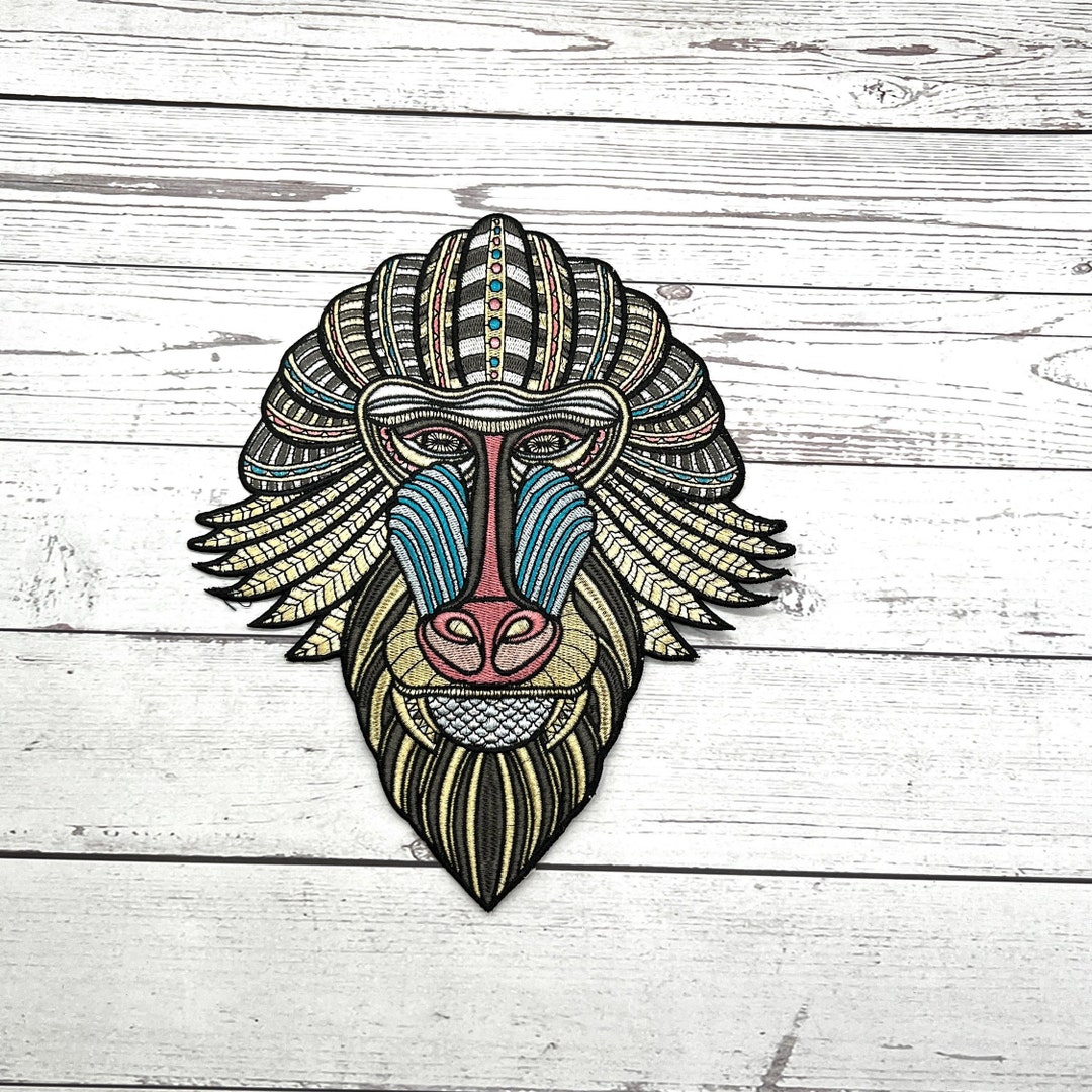 Baboon Monkey Patch, Sew on Iron on Patch, Monkey Patches - Etsy
