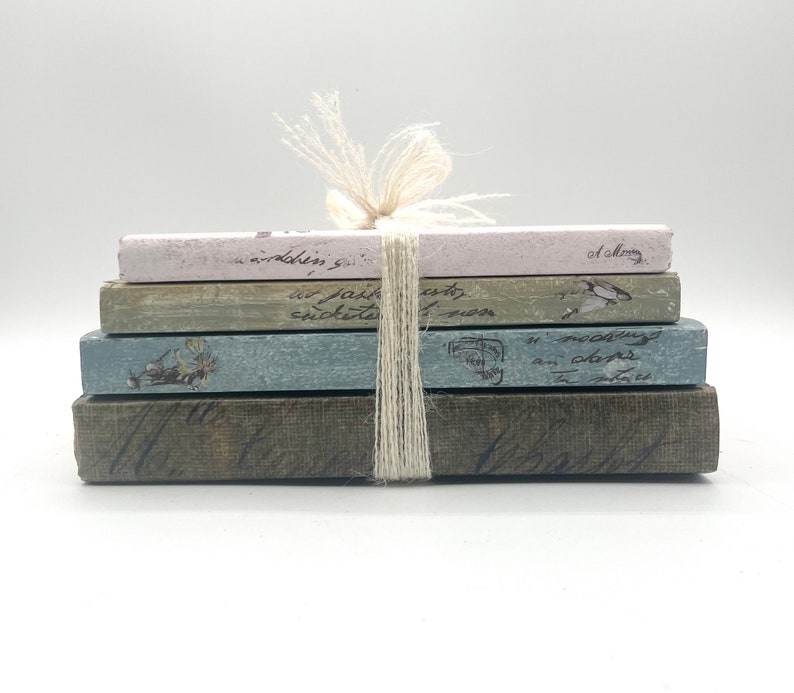 Shabby Chic Book Bundle Book Stack, Country French, Farmhouse, Cottage ...
