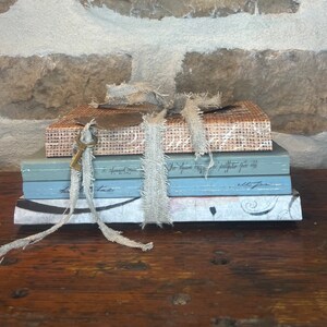 Book Bundle, Book Stack, Shabby Chic, Country French, Farmhouse Cottage ...
