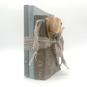 Shabby Chic Book Bundle, Book Stack, Blue, Beige White, Gray, French ...
