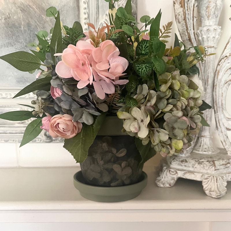 Real Touch Flower Arrangement - Etsy