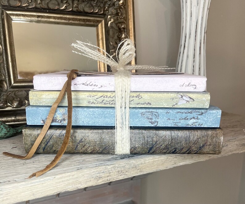 Shabby Chic Book Bundle Book Stack, Country French, Farmhouse, Cottage ...