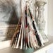 Folded Magazine Christmas Tree: Shabby Chic Tabletop Decor - Etsy