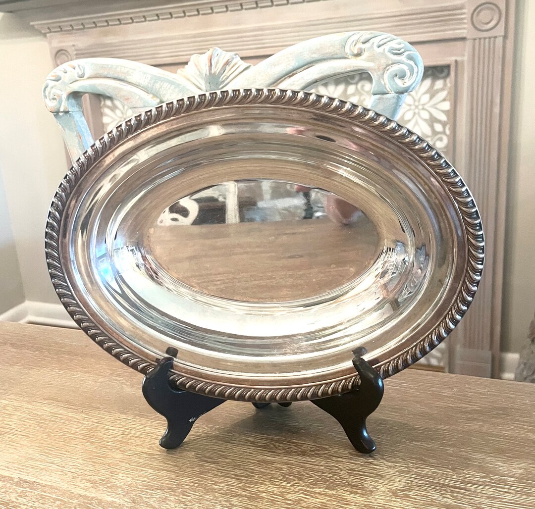 Silver Plate Serving Dish, Fruit or Vegetable Bowl, Elegant, Serving ...