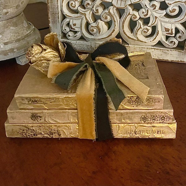 Rustic Books - Etsy