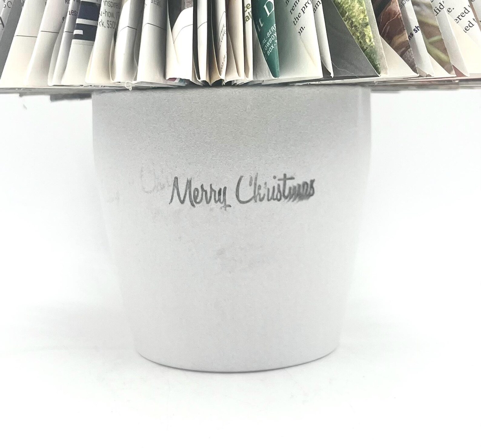 Folded Magazine Christmas Tree: Colorful Holiday Centerpiece - Etsy