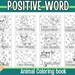 Coloring Book Positive Affirmation - Etsy