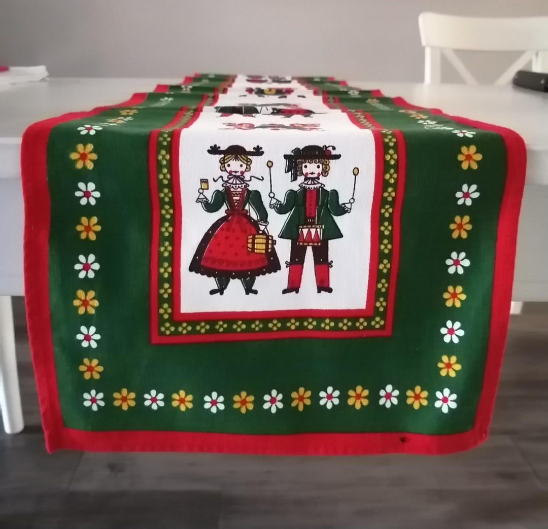 Kolf Christmas Table Runner Traditional Dutch German Bavarian Austrian ...