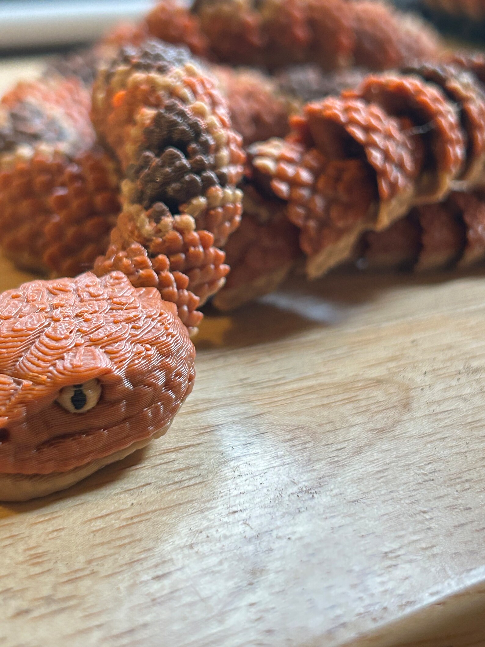 Custom 3D Printed Articulating Rattlesnake - Etsy
