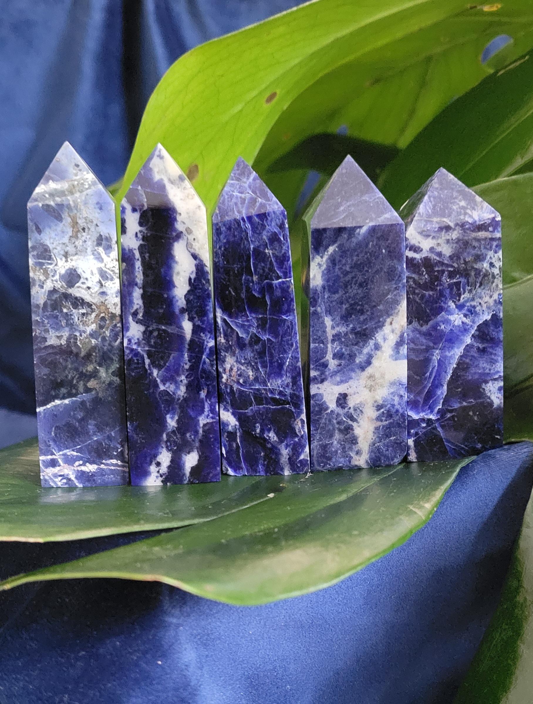 Sodalite Crystal Towers | Your Pick | Birthday Party Christmas Gift ...
