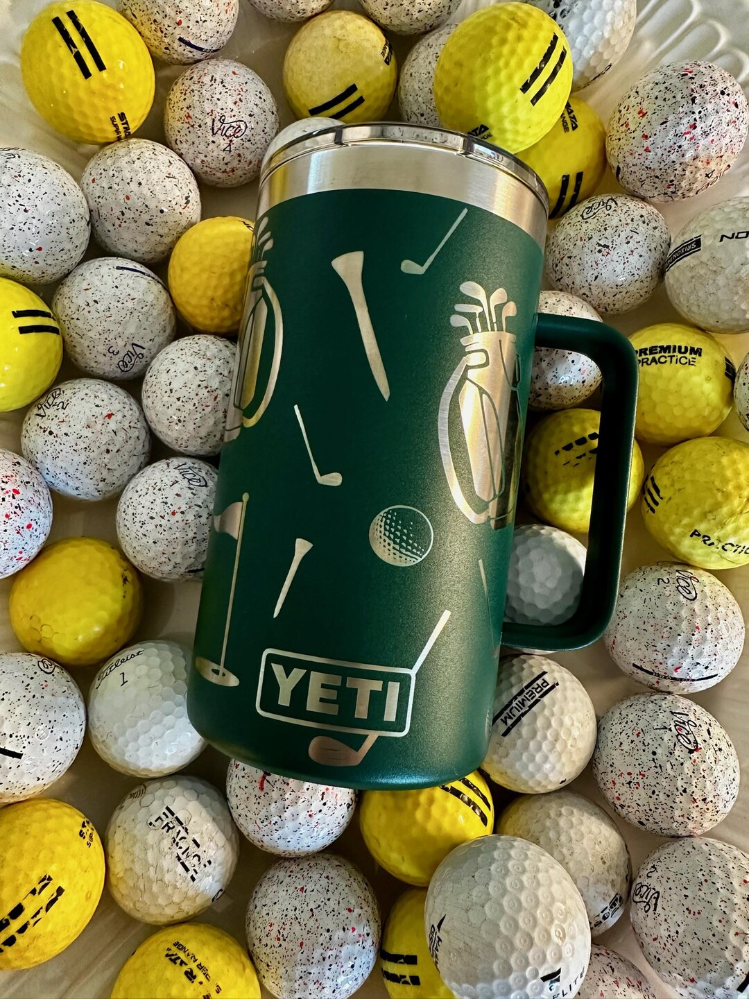 Yeti Inspired Golf Coffee Cup - Etsy