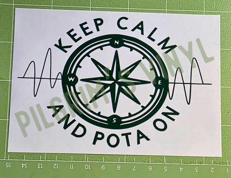 Keep Calm and POTA on Vinyl Decal - Etsy