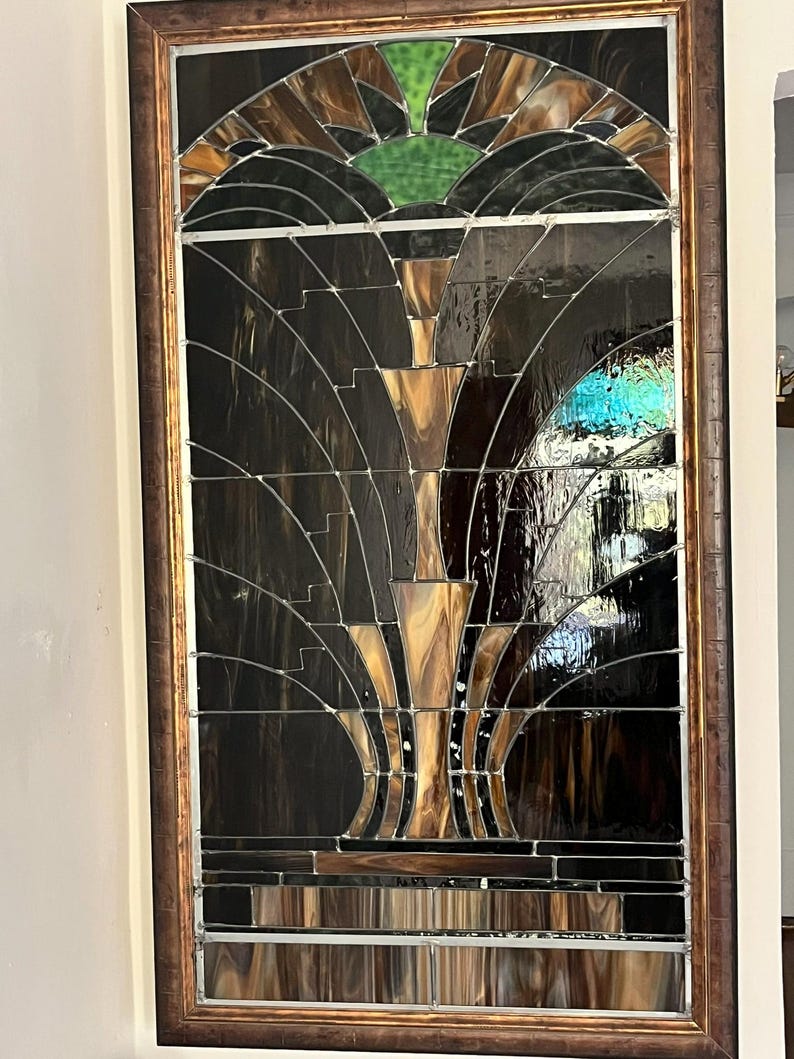 Vitral Art Déco - Etsy Portugal